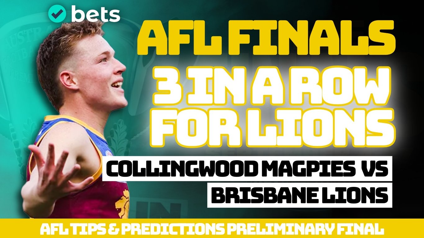 Collingwood Magpies vs Brisbane Lions AFL Preliminary Final Tips - Lions to roar into the last ...