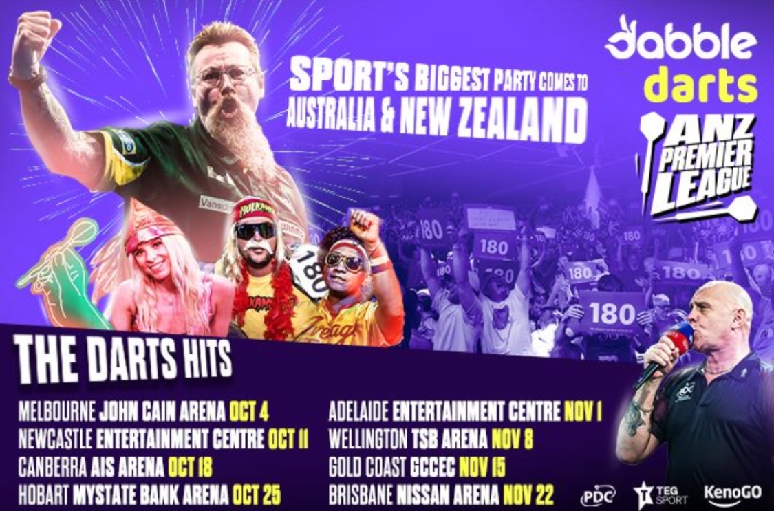 Introducing DABBLE DARTS - The PDC ANZ Premier League