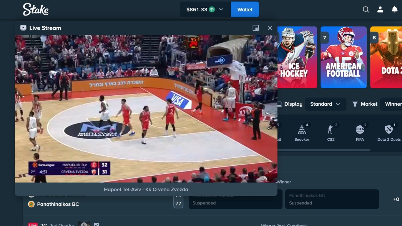 Hapoel Tel Aviv vs Crvena Zvezda Live Stream About to Start - Hapoel to ...