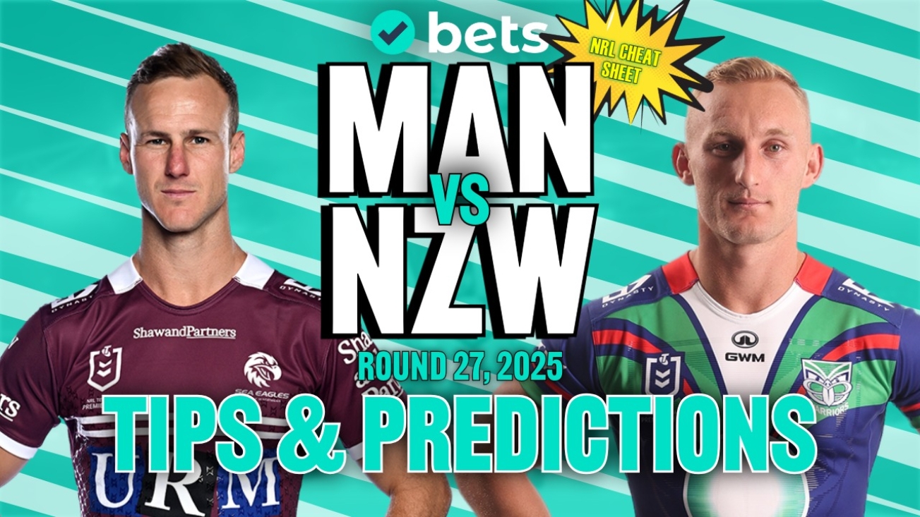 Manly Sea Eagles vs New Zealand Warriors NRL Round 27 Tips - Brookie ...
