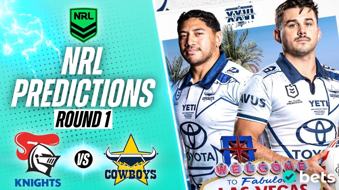 Newcastle Knights vs North QLD Cowboys NRL Round 1 Tips - Cows cover in ...