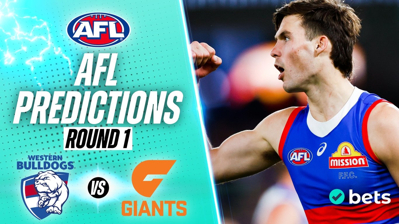 Western Bulldogs vs GWS Giants AFL Round 1 Tips - Load up on the Dogs