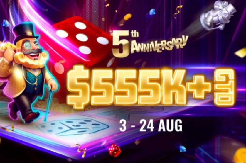 KKPoker 5th Anniversary Promotion Offers $555K+ in Prize Pool