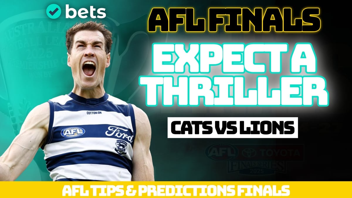 Geelong Cats vs Brisbane Lions AFL Qualifying Final Tips - Cats to edge ...
