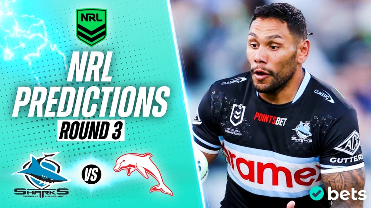 Cronulla Sharks vs Dolphins NRL Round 3 Tips & Prediction - Sharks ...
