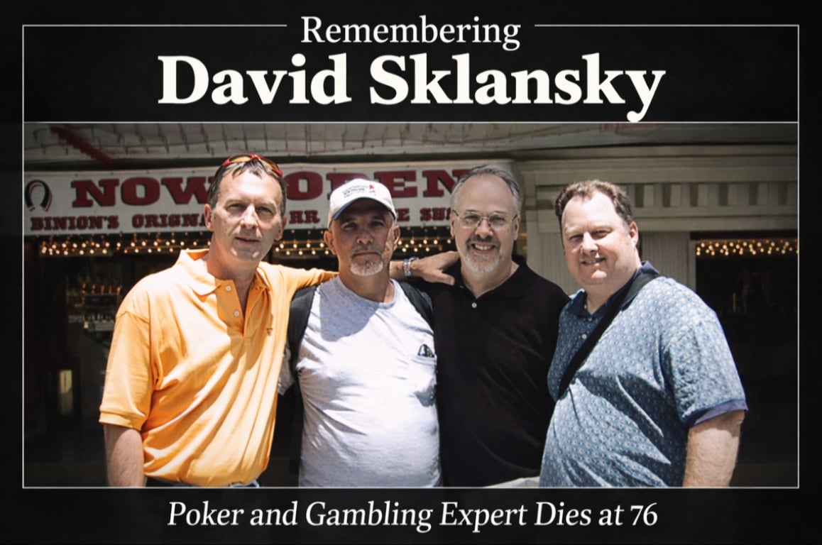 David Sklansky Dead at 78: WSOP Champion and Poker Author