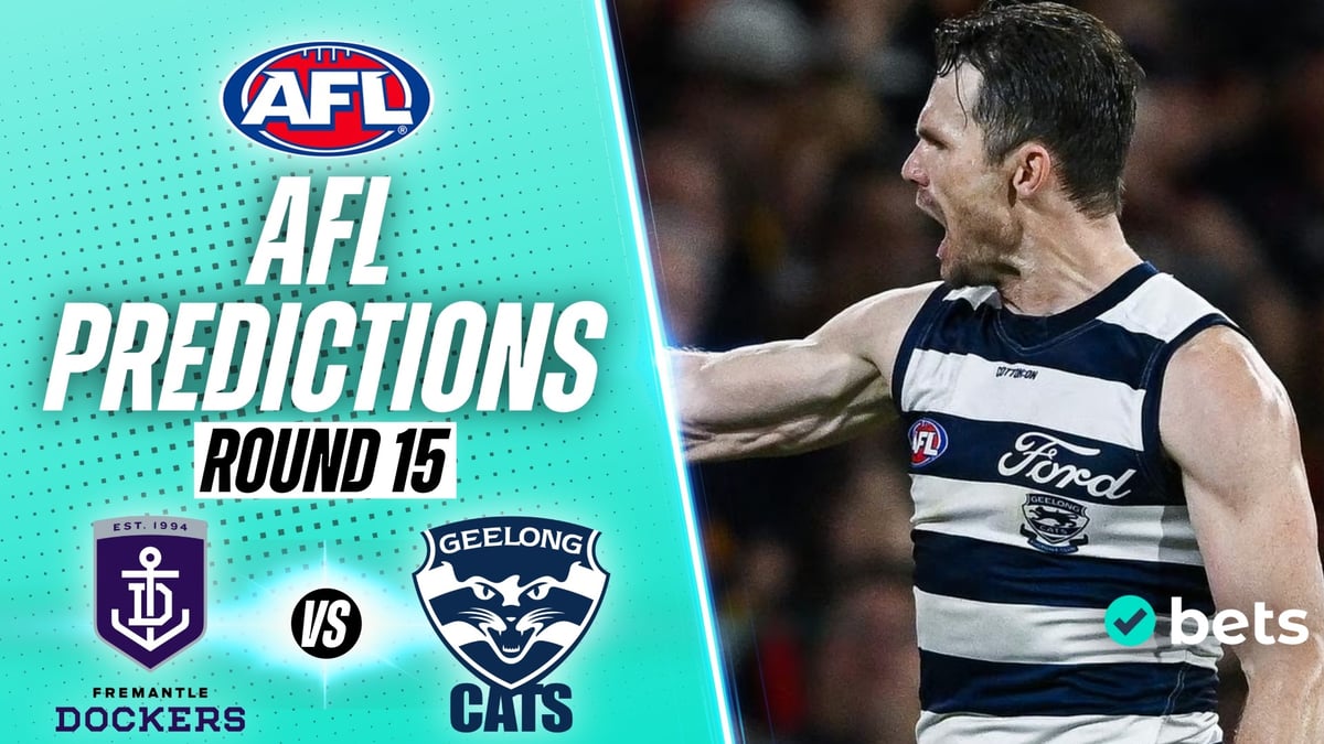 Fremantle Dockers vs Geelong Cats AFL Round 15 Tips - Cats keep claws ...