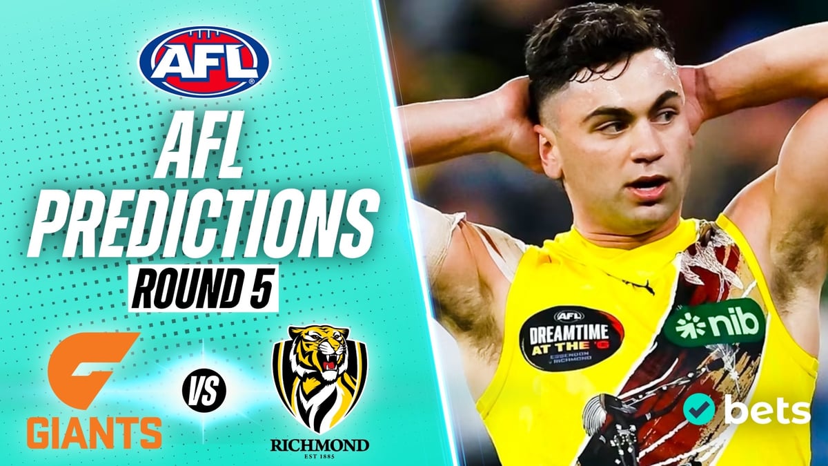 GWS Giants vs Richmond Tigers AFL Round 5 Tips - Good matchup for the ...