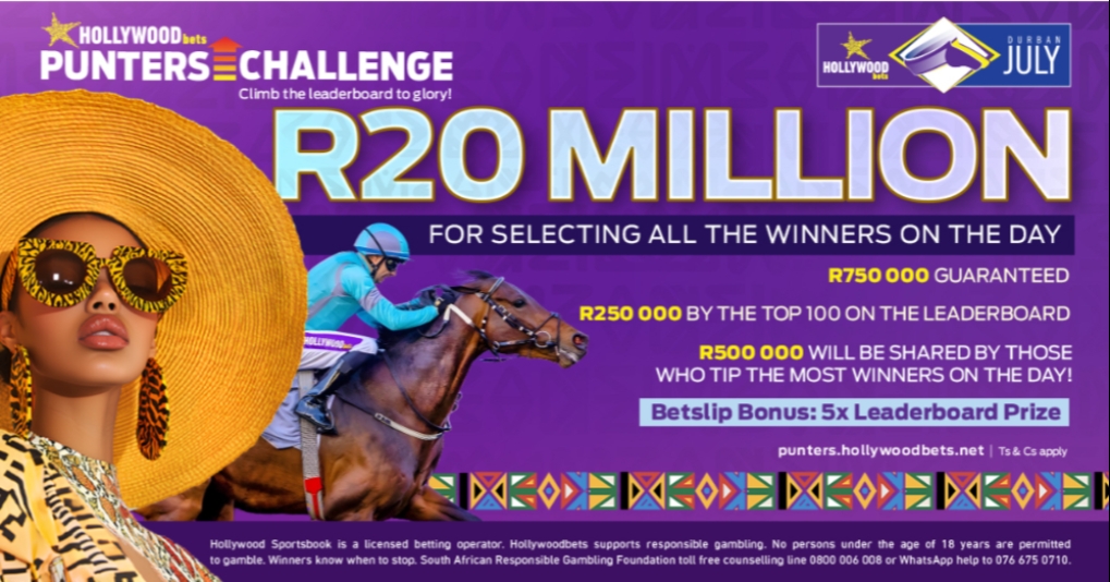 Hollywoodbets Punters Challenge Boost - Jackpot boosted to R20m on ...