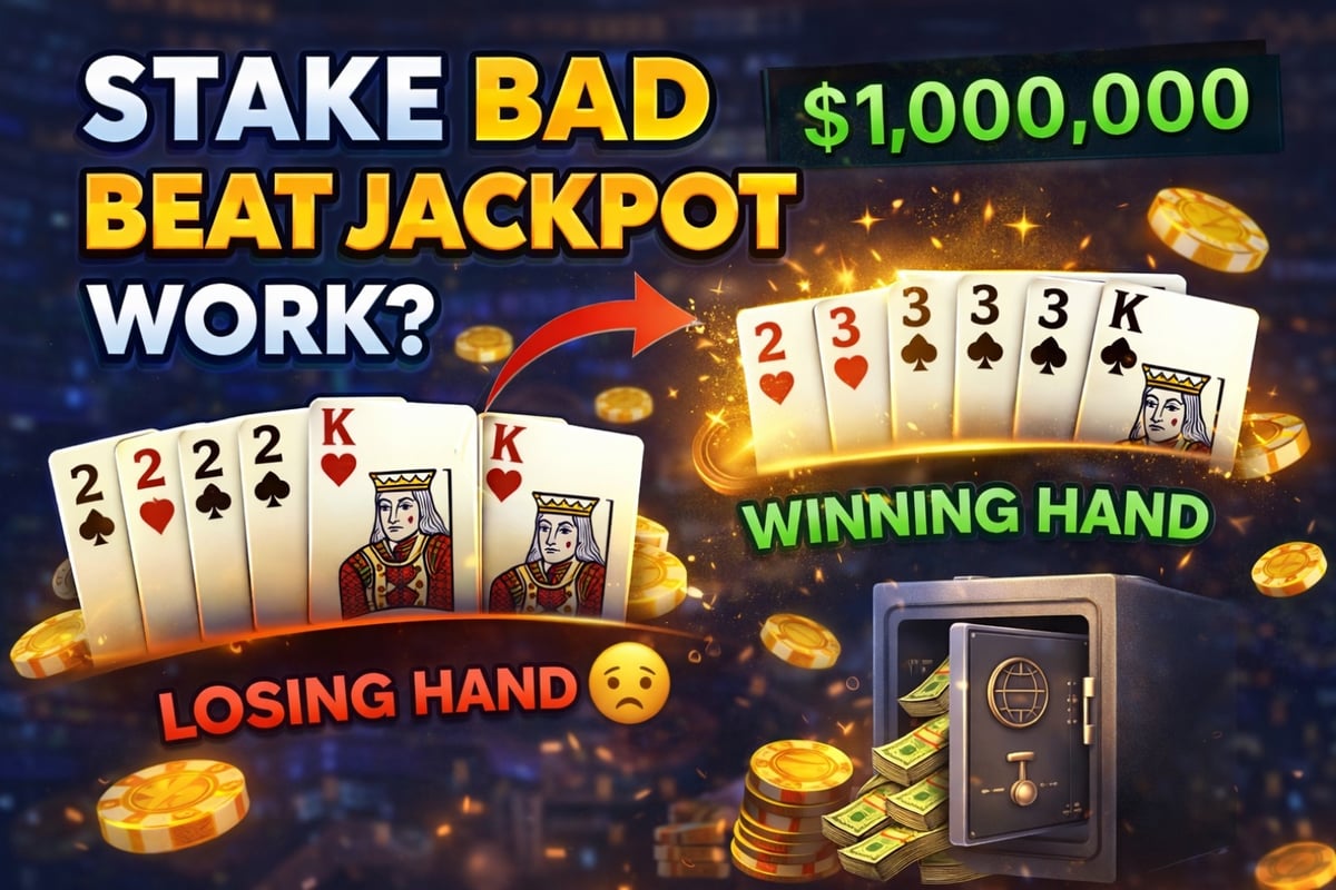 How Does the Stake Bad Beat Jackpot Work? | Poker Explained