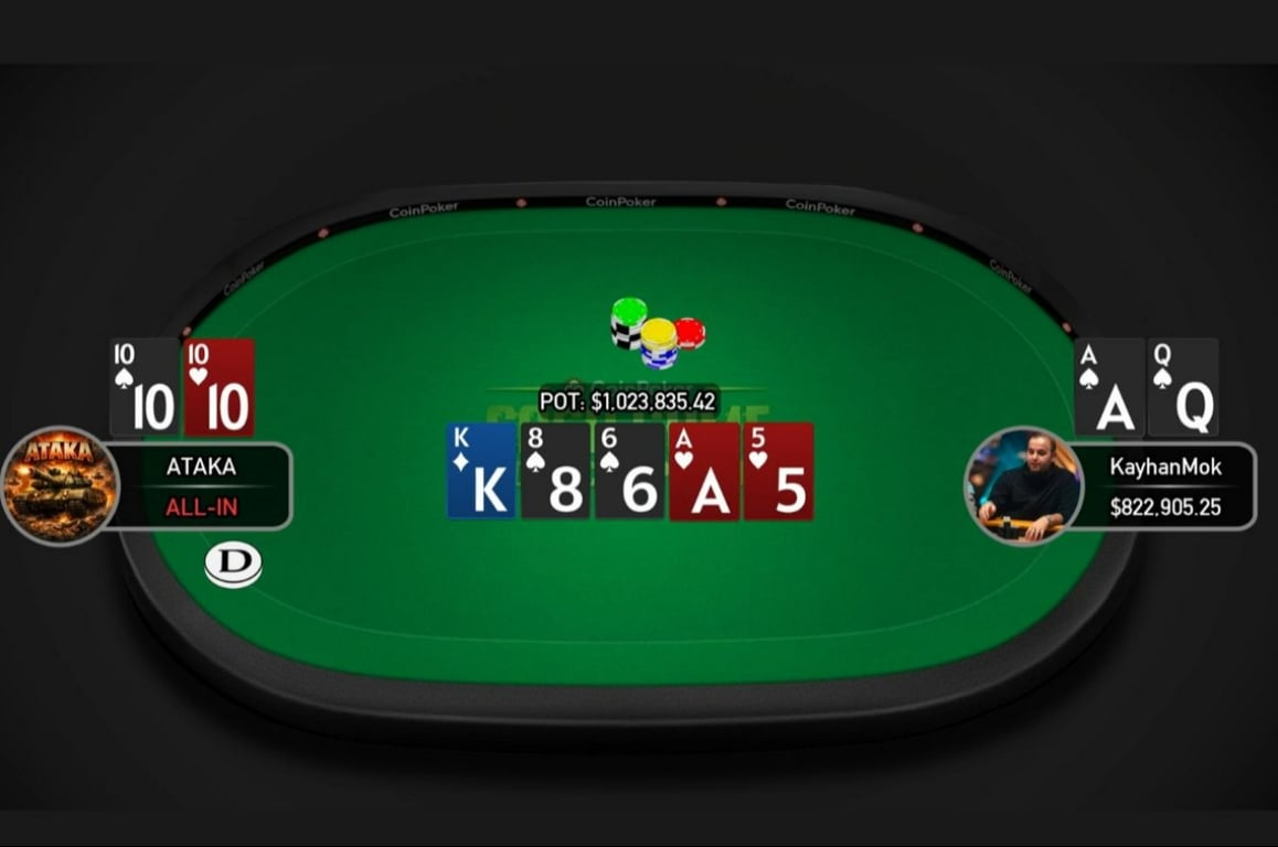 CoinPoker Records Another $1M Pot as Kayhan Mokri Tops ATAKA
