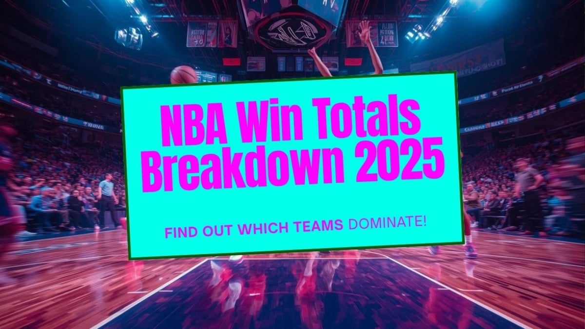 NBA 2025–26 Win Totals Preview: Thunder, Cavs Lead the Pack but a ...