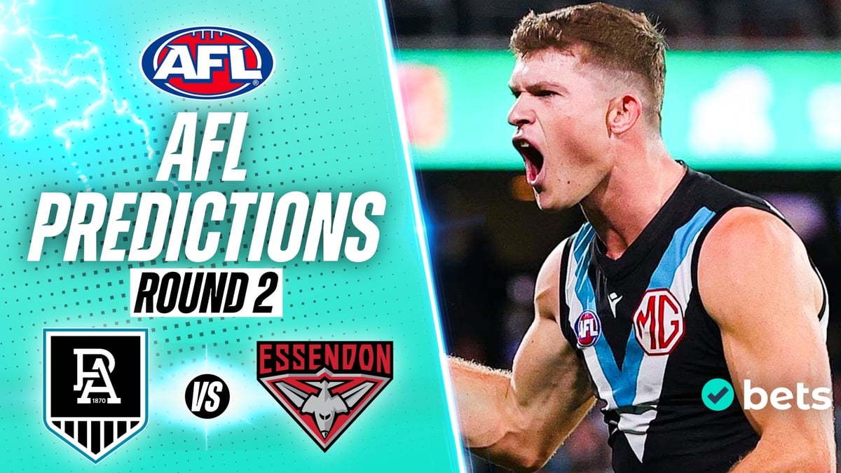 Port Adelaide Power vs Essendon Bombers AFL Round 2 Tips - Power get ...
