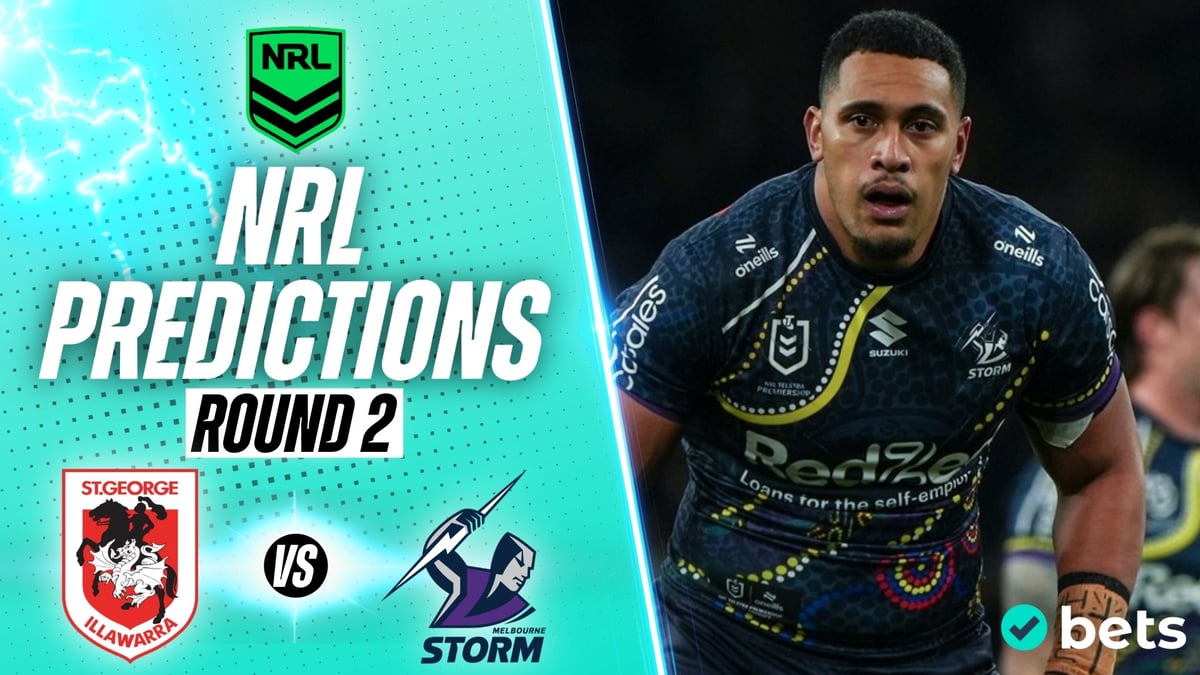 St George Illawarra Dragons vs Melbourne Storm NRL Round 2 Tips ...