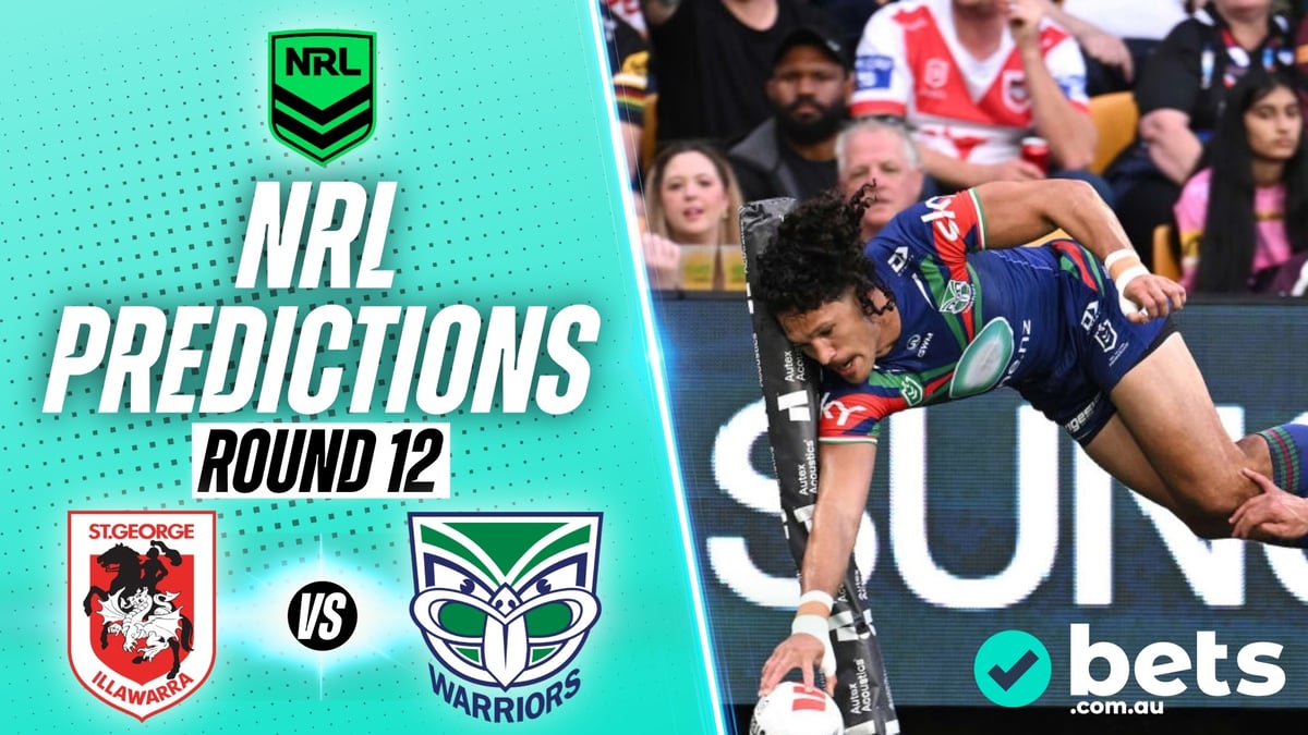 St George Illawarra Dragons vs New Zealand Warriors NRL Round 12 Tips ...