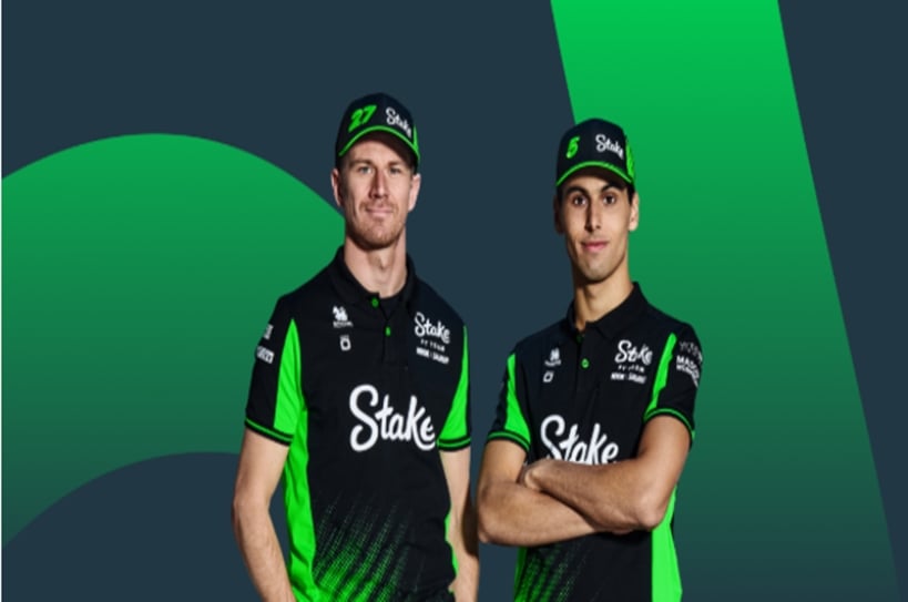 Stake.com KICK Sauber Team Unveils New Car for F1 2025 Season