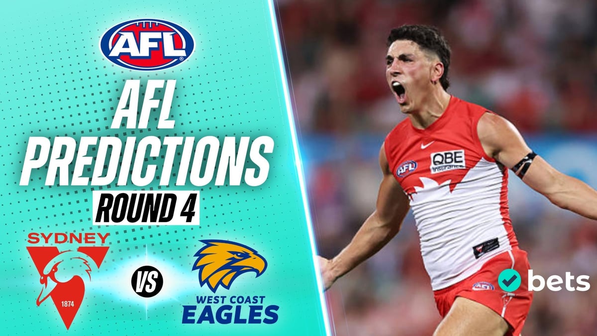 West Coast Eagles vs Sydney Swans AFL Round 4 Tips - Swans to put a ...