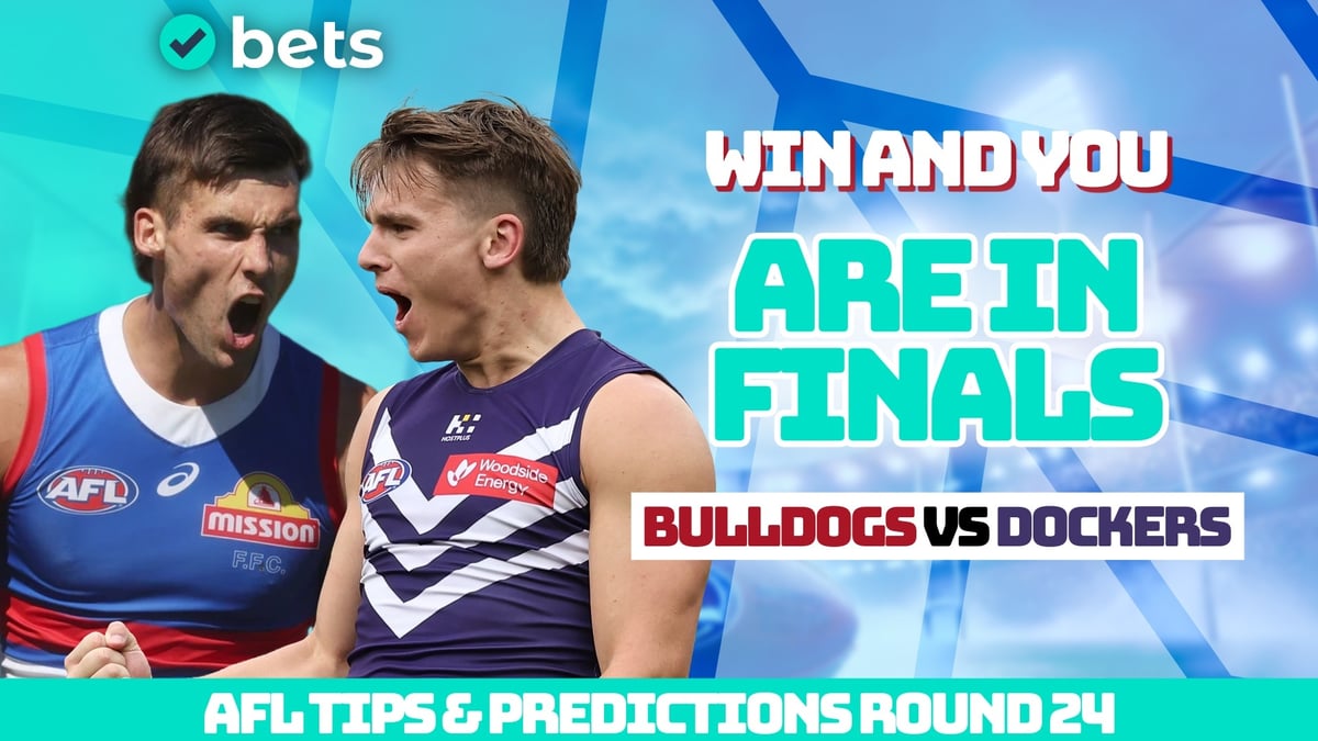 Western Bulldogs vs Fremantle Dockers AFL Round 24 Tips - Fremantle to ...