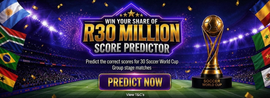 PLAY.co.za World Cup Score Predictor - Win a Share of R30 Million