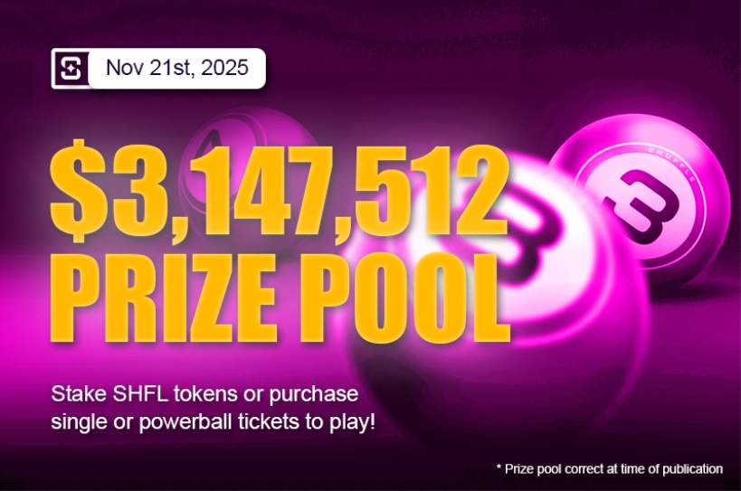 SHFL Lottery Draw November 21st – Win a share of over $3.1 million