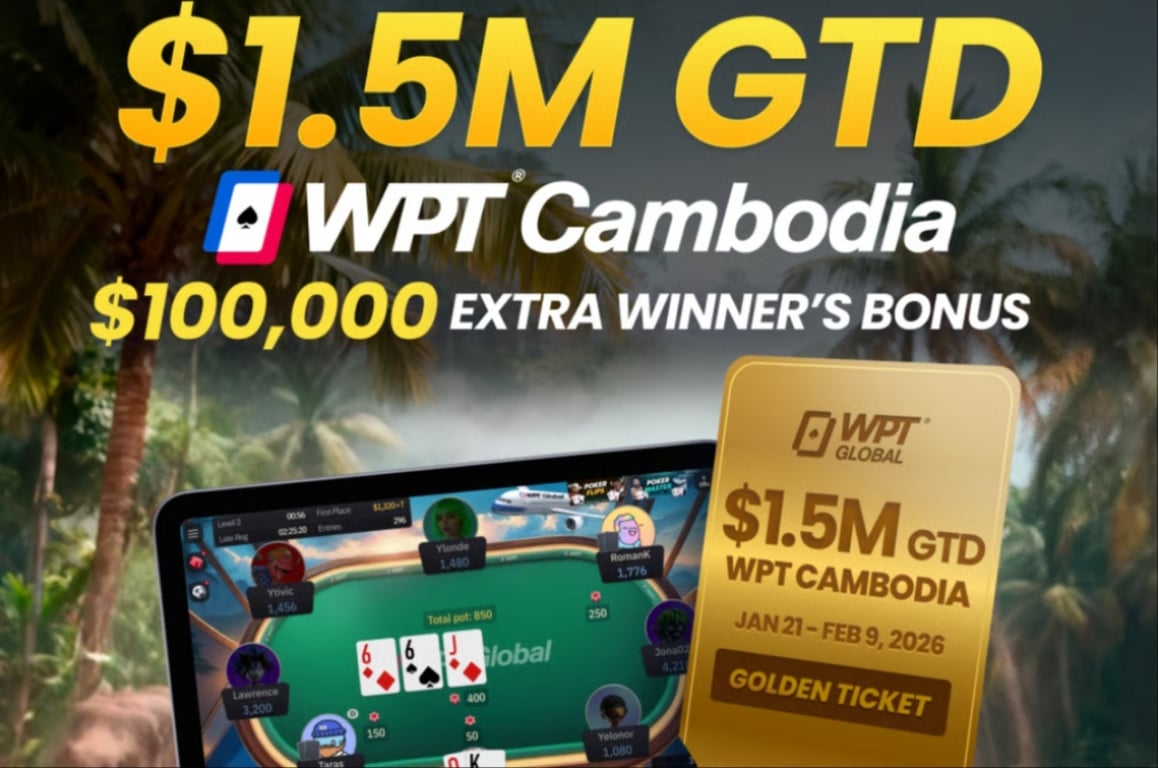 WPT Global Offers Online Satellites for WPT Cambodia 2026