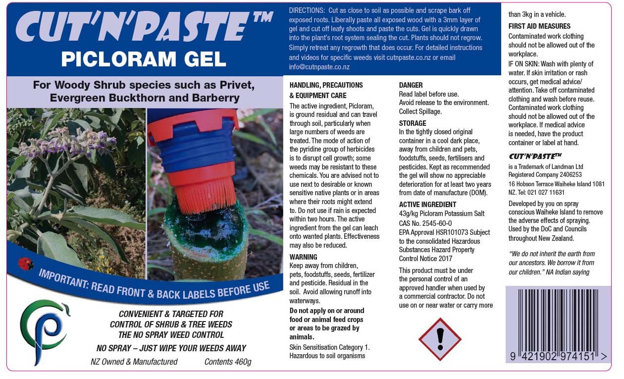 Picloram Plus+ - Cut'n'Paste Weed Gels