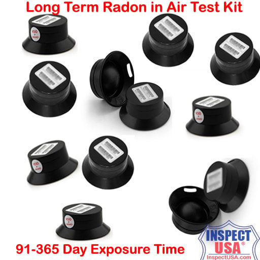 Radon Test Alpha Track Long Term 91-365 Days (rn-AT12) 12 pack ...