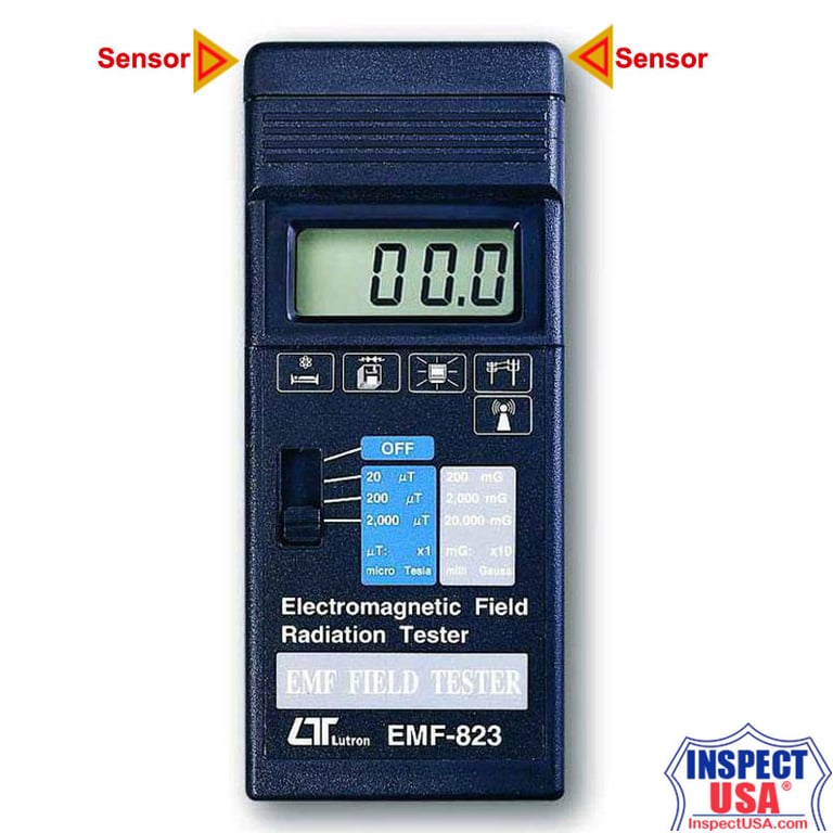 Lutron High Resolution microTesla EMF Meter | Inspect USA