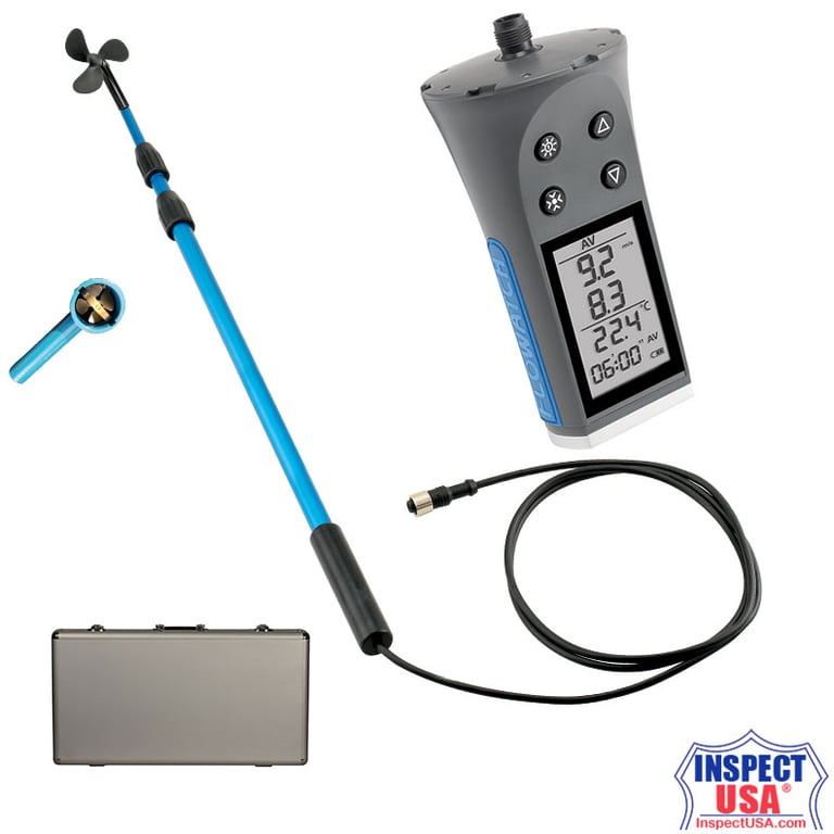 Flow-Watch Water and Air Speed Flow Meter (FW450-77) with Case ...