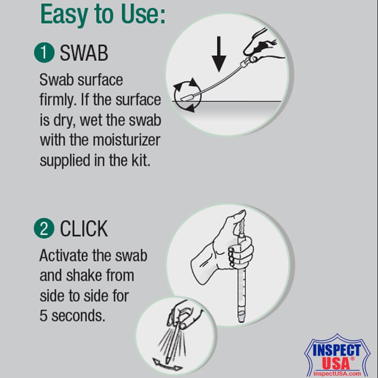 Pro100 Protein Swab (MT1) 10 Minute Result No Lab Work | Inspect USA