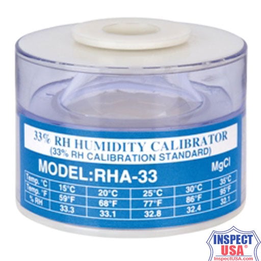 Calibration Salt Kit Low Reference 33% RH (RHA-3) MgCl2 Solution ...