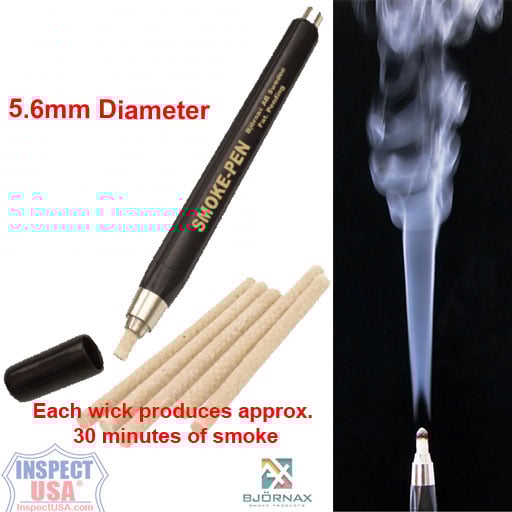 Smoke Pen (S220) White Smoke with 6 Smoke Wick Refills | Inspect USA