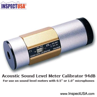 Acoustic Sound Level Meter Calibrator 94dB (SC-941) 1 kHz | Inspect USA