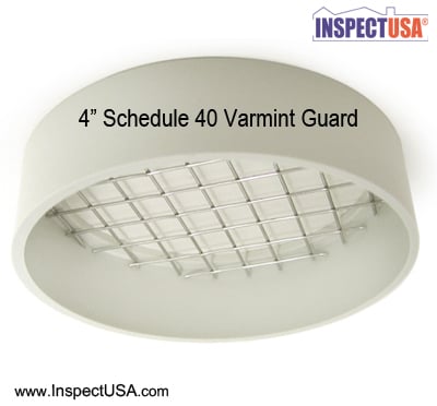Varmint Guard 4 inch Schedule 40 (76041-2) w/Stainless Steel Mesh ...