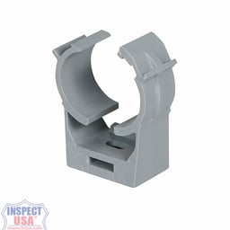 HangerLok 3/4" Self-locking Plastic Pipe Clamp Gray | Inspect USA