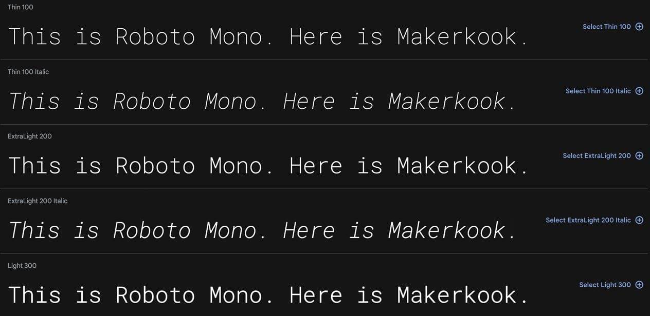 11 Popular Google Fonts of 2023 | Makerkook