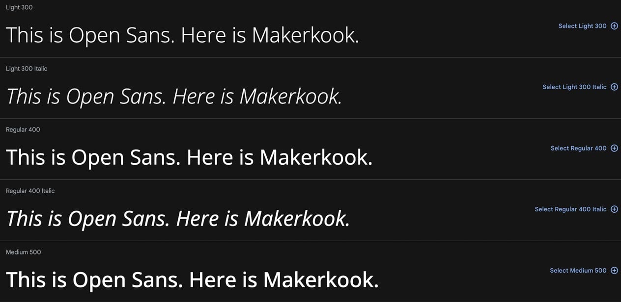 11 Popular Google Fonts of 2023 | Makerkook
