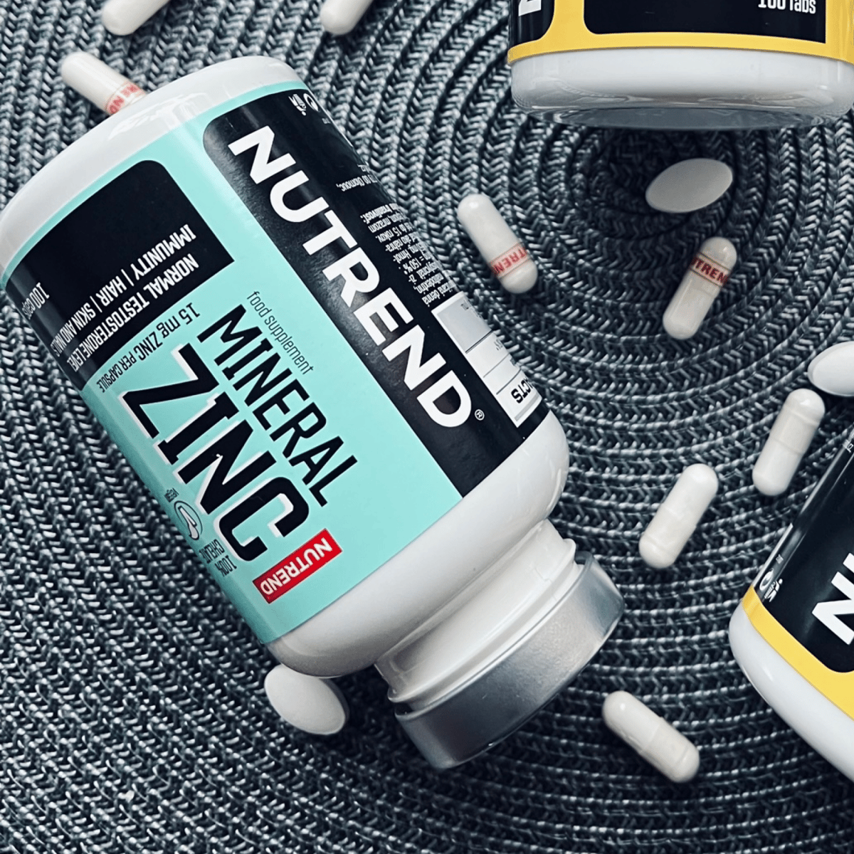 Mineral Zinc 100% Chelate, 100 caps, No Flavour | Nutrend.eu