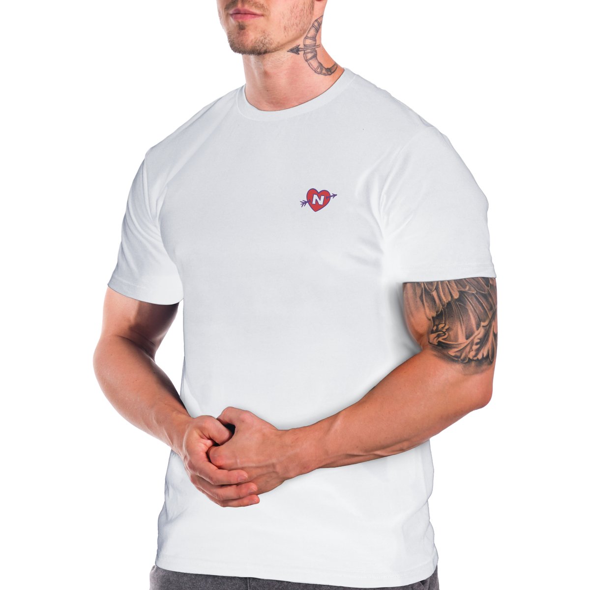 T-shirt Pump Yourself Up, Men (white), M, Clothing | Nutrend.eu