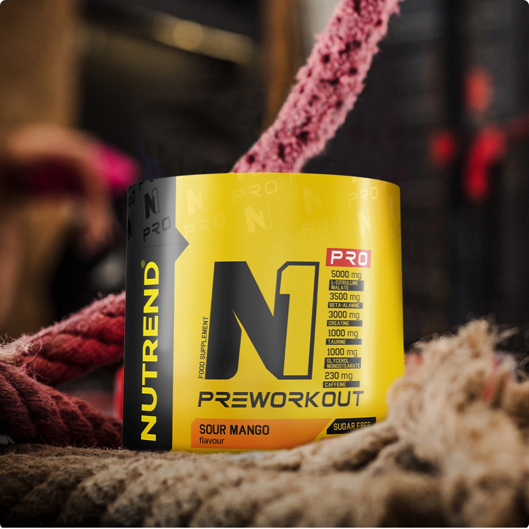 N1 Pro, 300 g, Green Lemonade, Pre-Workout | Nutrend.eu
