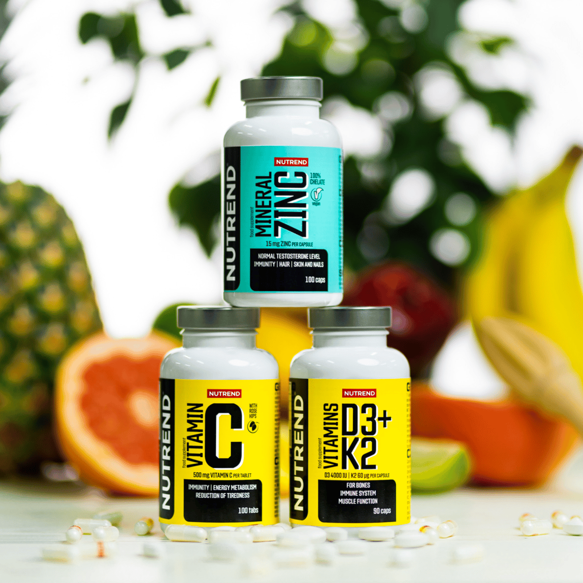 Mineral Zinc 100% Chelate, 100 caps, No Flavour | Nutrend.eu