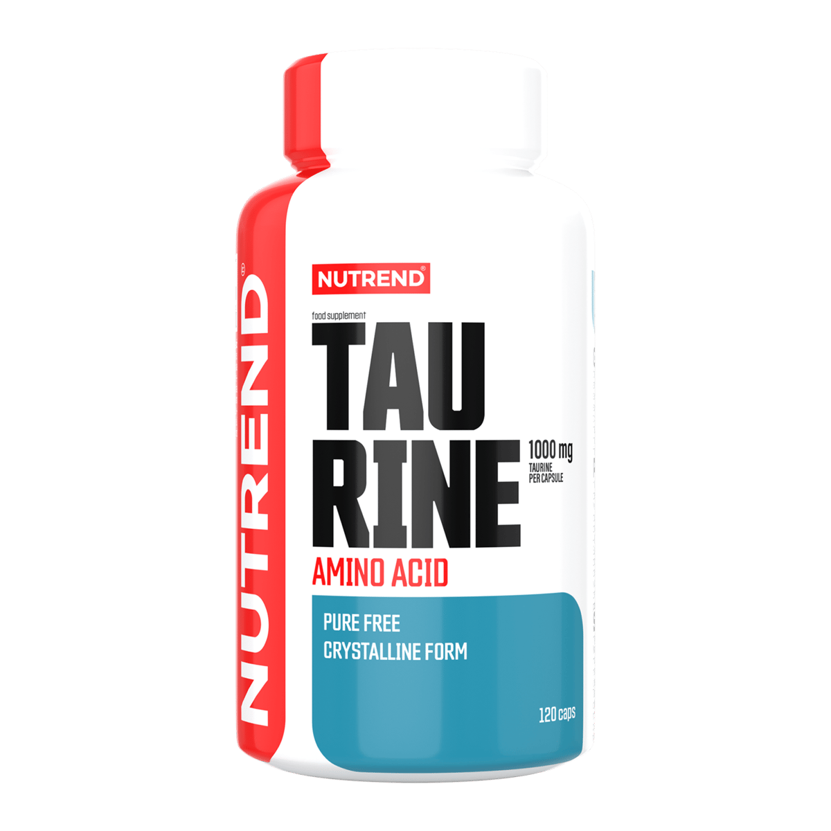 Taurine, 120 caps, No Flavour, Amino Acids | Nutrend.eu