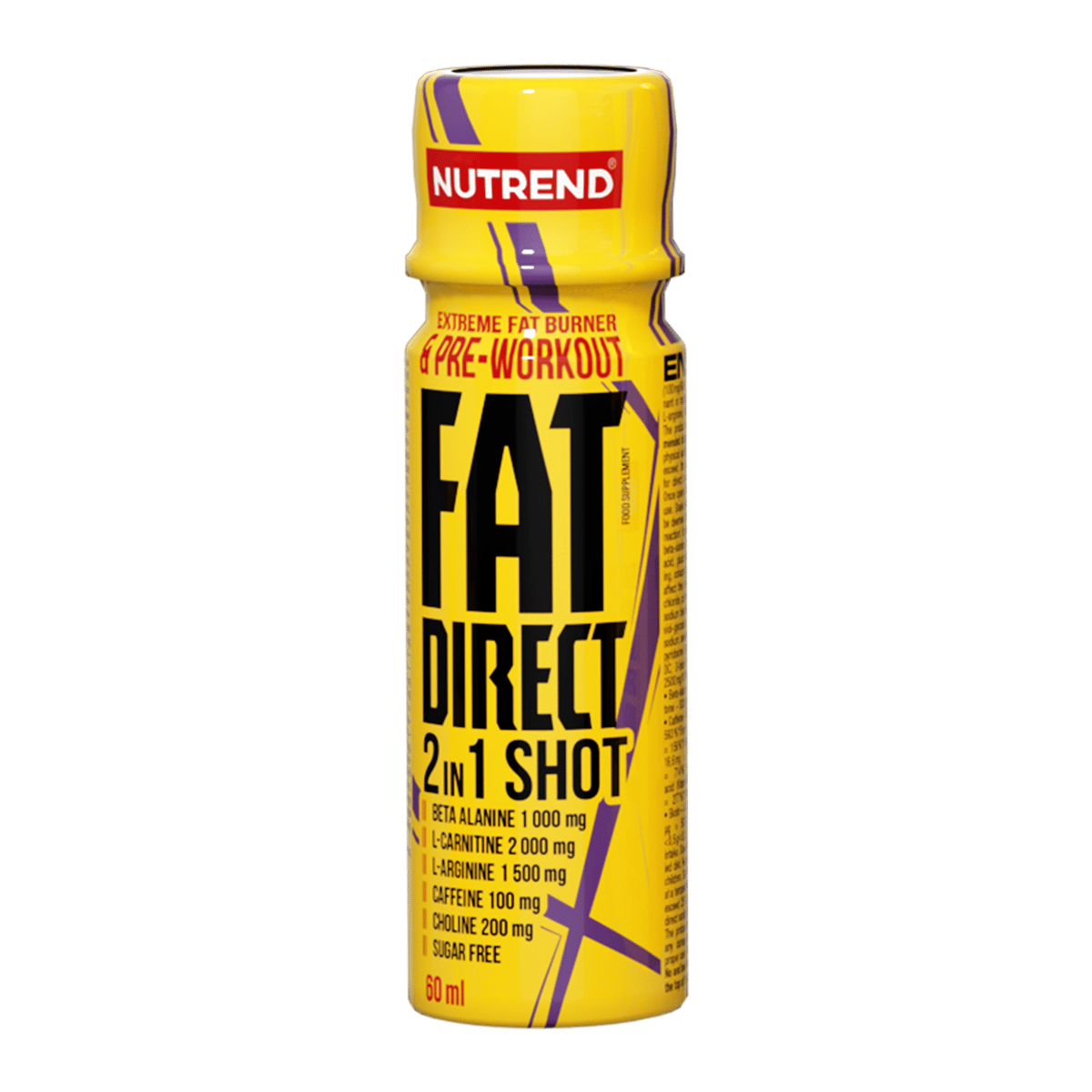 Fat Direct Shot, 60 ml, No Flavour, Fat Burners | Nutrend.eu