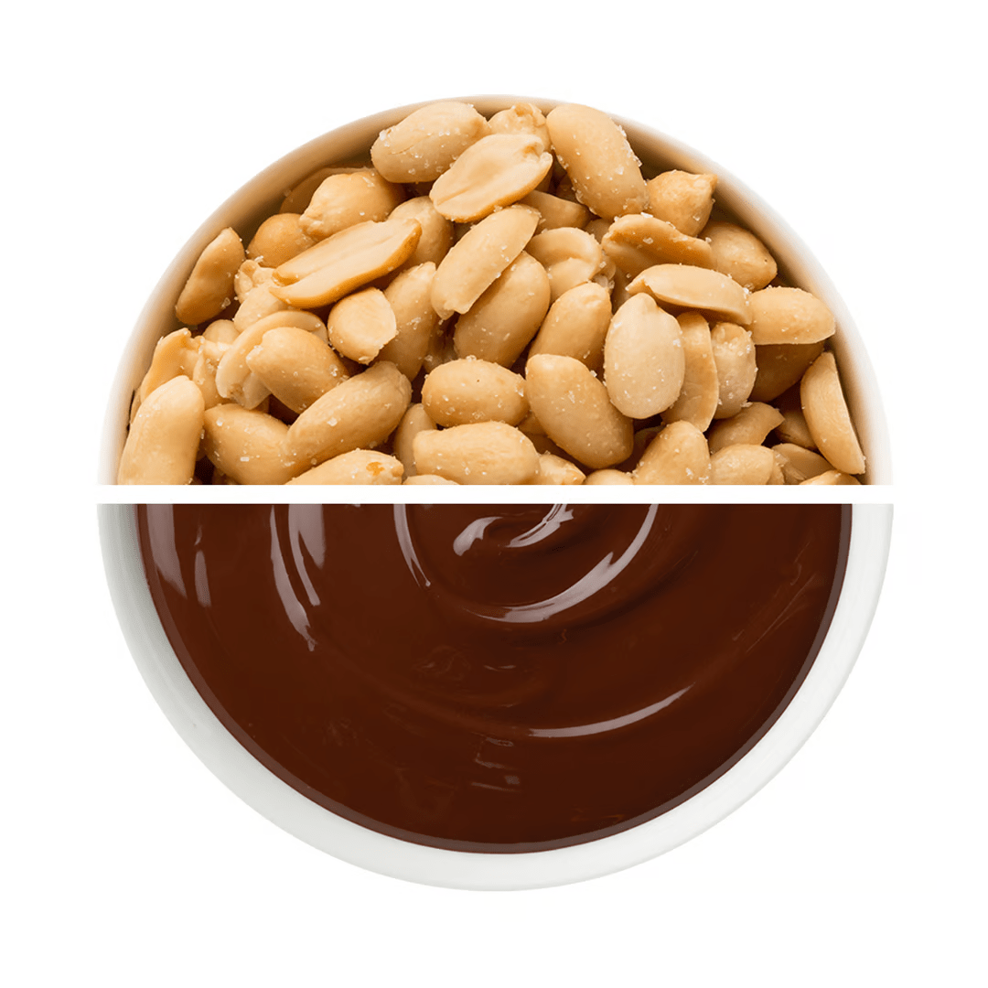 Denuts Crunchy, 40 g, Salty Peanuts in Dark Chocolate, Nut Bars | Nutrend.eu