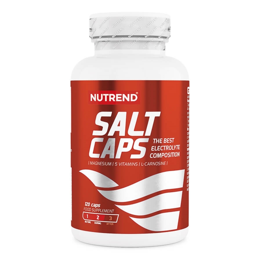 Salt Caps, 120 caps, No Flavour, Anticramp prevention | Nutrend.eu