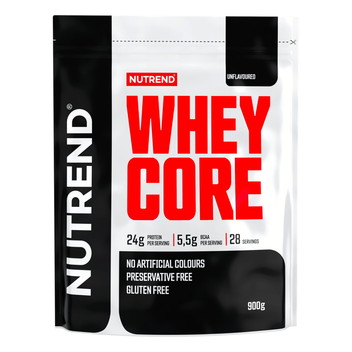 Whey Core, 900 g, Unflavoured, Quality whey concentrate | Nutrend.eu