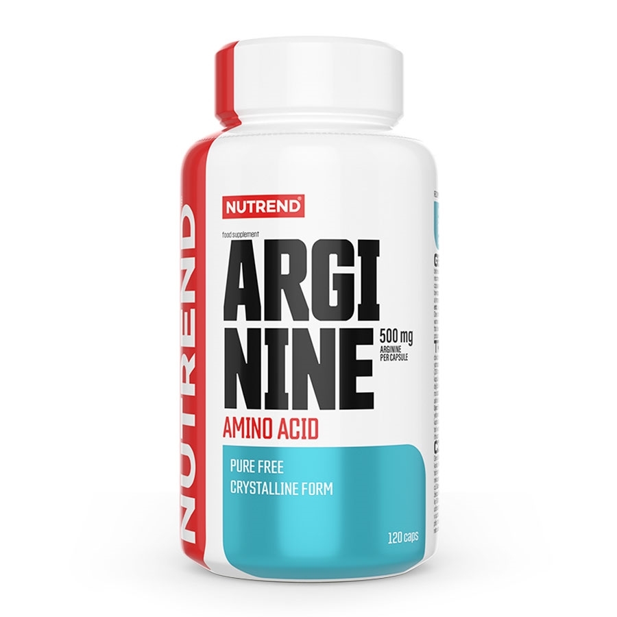 Arginine, 120 caps, High nitrogen amino acid | Nutrend.eu