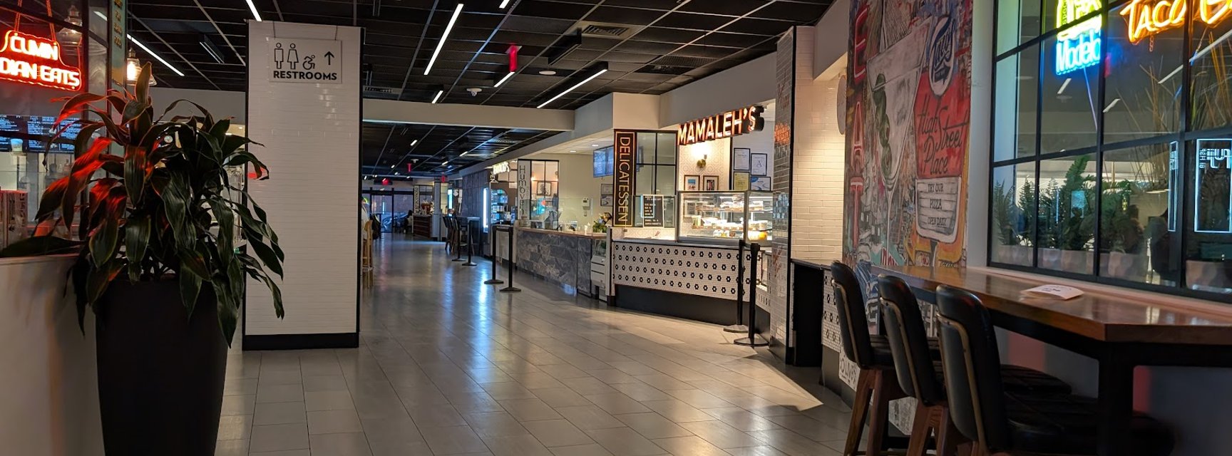 High Street Place Food Hall - Food court with diverse eateries and live ...