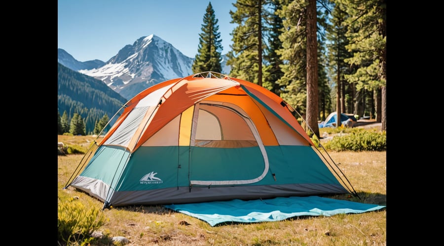 Camping Comfort: 12-Person Instant Tent with Built-In Storage and ...