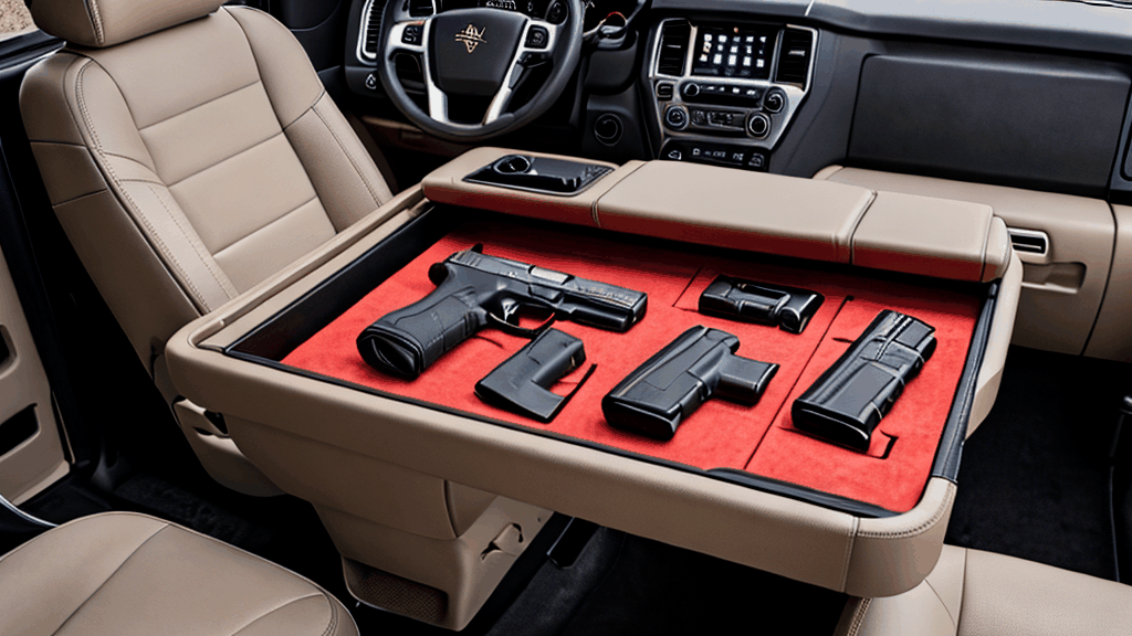 Truck Center Console Gun Holsters — University of Guns